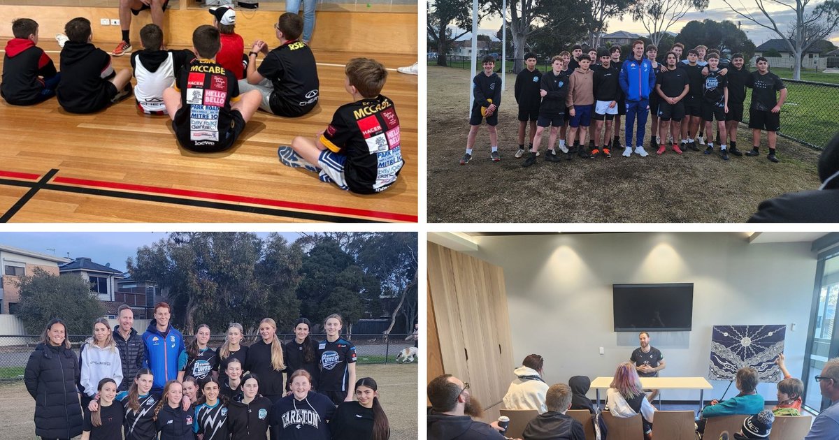 Junior footy clubs get a star-studded lesson in loving the game, not ...