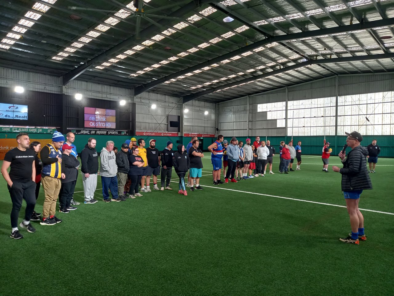 The Reclink Love the Game indoor footy round