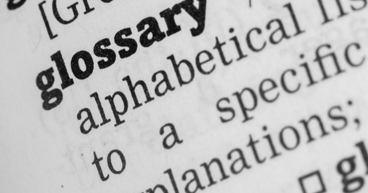 Glossary